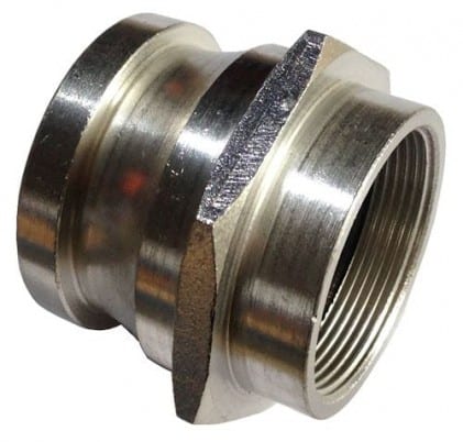 Adaptor 65mm B.I.M x 50mm BSP Fem Alloy Hex Type : AWFS