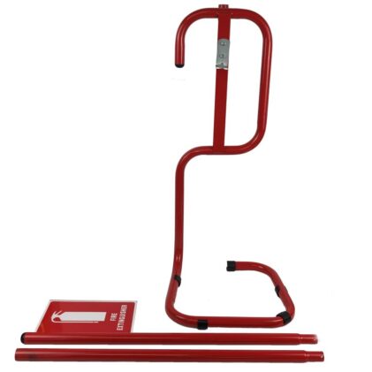 Extinguisher Fire Point Stand Single Ext c/w Sign Pole