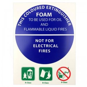 Fire Extinguisher Identification Discs: AWFS