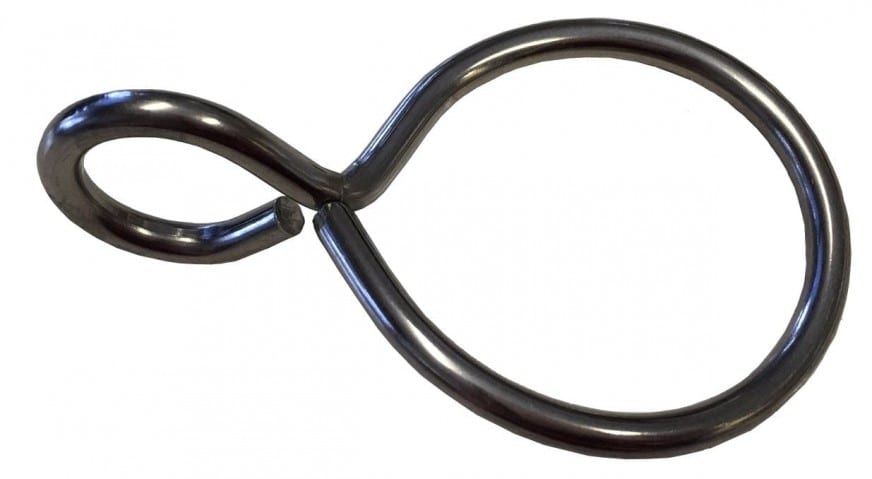 Retainer FHR Nozzle 25mm Fig 8 37mm ID Pltd Fit 25mm PVC Hos