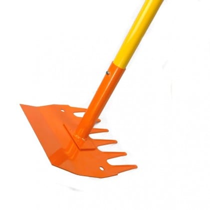 Fire Rake Hoe Orange Head With Fiberglass Handle : AWFS