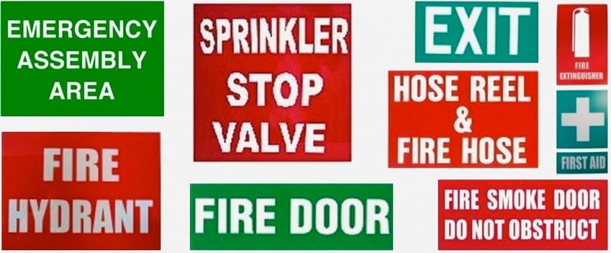 Fire Safety Signs & Labels: Australia Wide Fire Supplies
