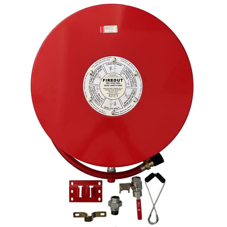 Hose Reel 36mtr x 25mm Quickfit Fixed : Australia Wide Fire Supplies